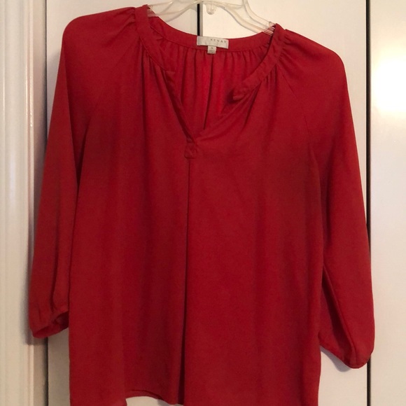 Kenar | Tops | Kenar Red Blouse | Poshmark